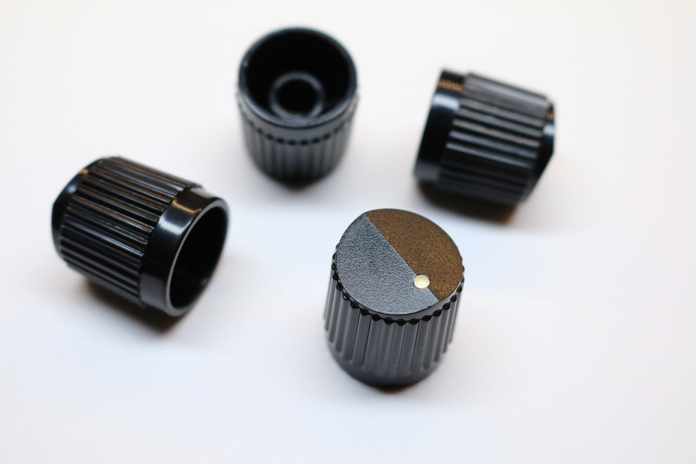 KNB1E2B-MM Bevel-Top Knob, 6mm Press-fit – LHZ Preamps